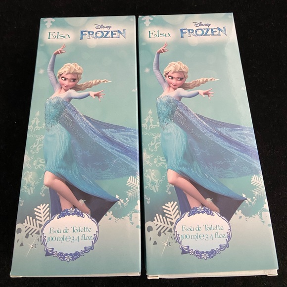 Disney | Other | Disney Frozen Elsa Spray 34 Oz With Castle Bottle Two ...
